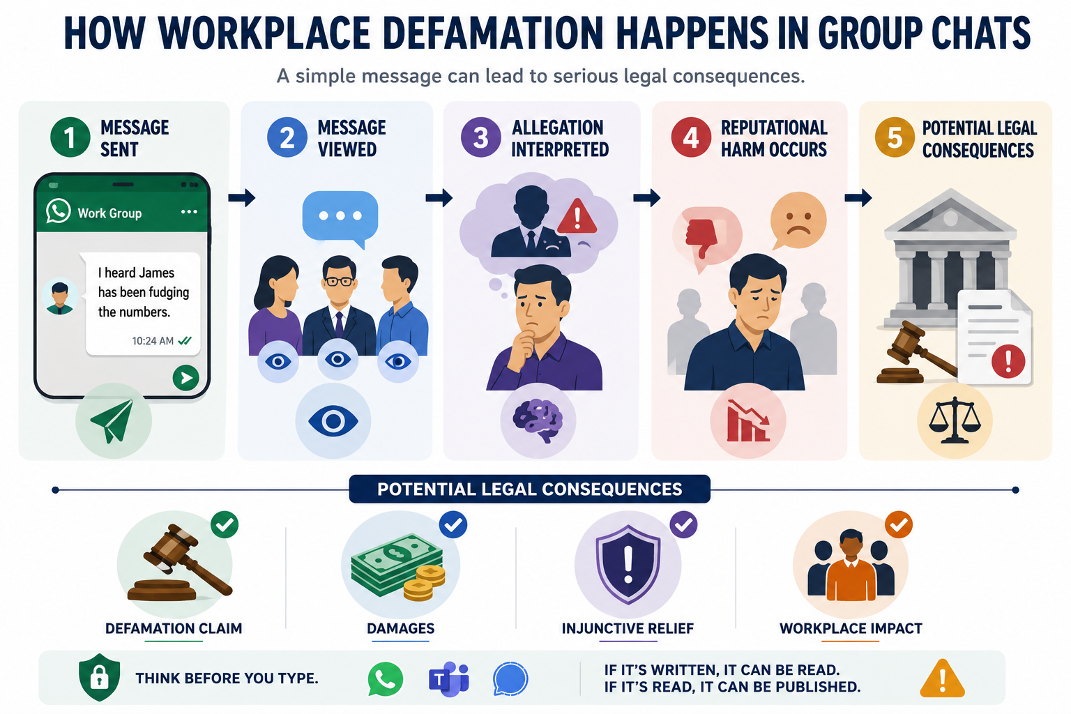 Workplace Defamation: Groupchats and Private Messages - Stonegate Legal