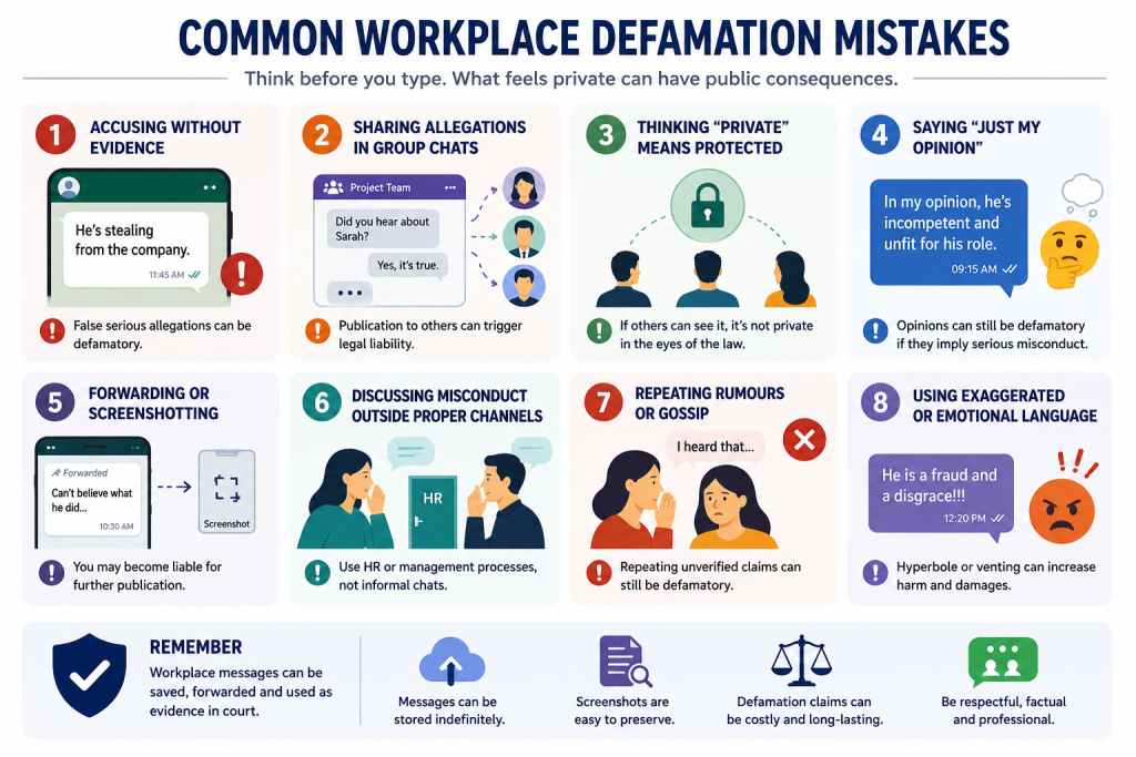 Workplace Defamation: Groupchats and Private Messages - Stonegate Legal